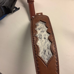 Bifold Leather Wallet Beaver Tail Inlay Wallet Bifold | Etsy