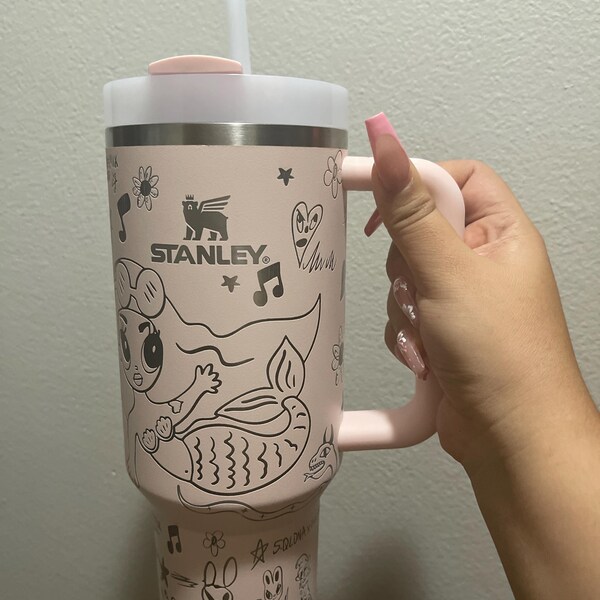 Stanley 40oz Tumbler Pomelo the Simpsons Engraved - Etsy