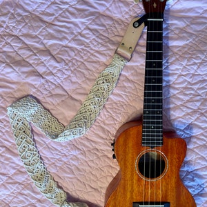 Personalized Macrame Strap Woven off White Cotton Camera Strap ...