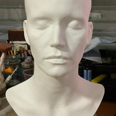 JOHNNY DEPP Made to Order Actor Plastic White Resin Life Mask ...