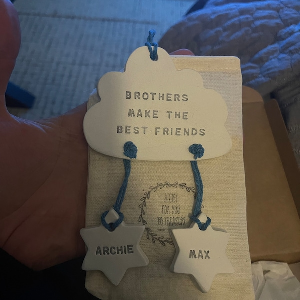 Brothers Make the Best Friends Clay Keepsake, Best Big Brother ...