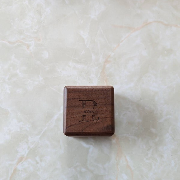 Engraved Premium Cufflinks Box Only - ( Cufflinks NOT Included ...
