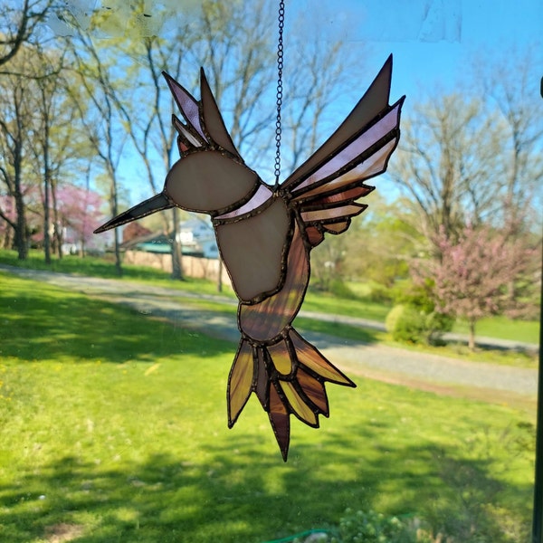 PATTERN • X2 Hummingbirds Stained Glass Pattern • PDF • Digital ...