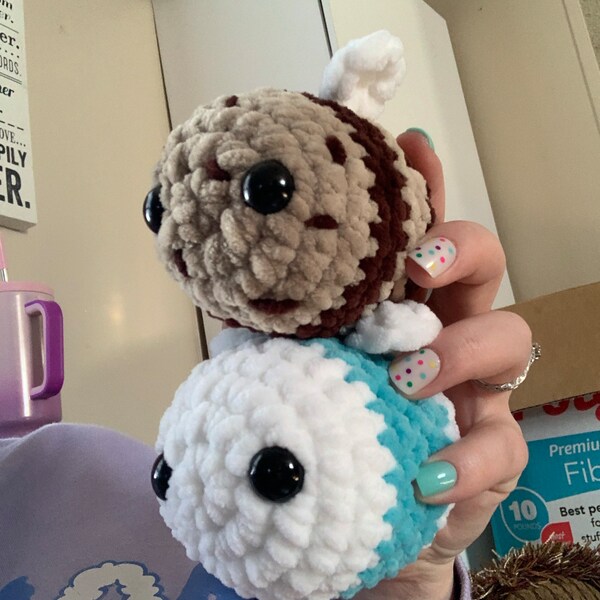 4-in-1 Bumble Bee Couple Bee-sties Crochet Patten - Etsy