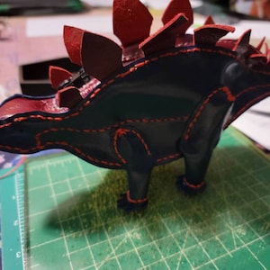 PDF & DXF Leather Hip Bag Pattern SET Leather Biker Bag Pattern Leather ...