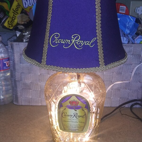 Crown Royal Lamp ( Shade Style May Vary) - Etsy