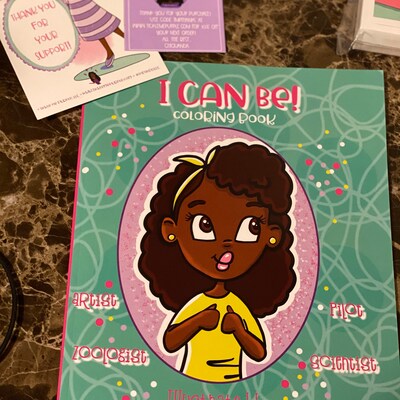 I Can Be Coloring Book - Etsy