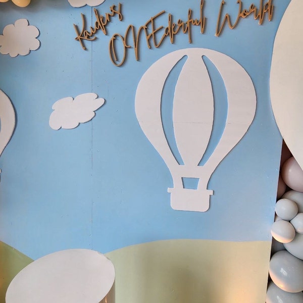 Hot Air Balloon Template and Tutorial | Digital Plans - Etsy