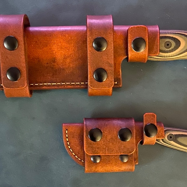 Kabar Becker BK2 or Esee 5 Handmade Scout sheath Only 4-5 Week Wait ...