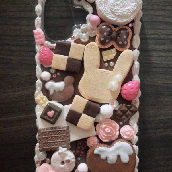 Pastel Pink Sweets Deco Korilakkuma Rilakkuma Decoden Ice Cream Bow ...