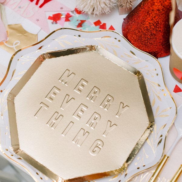 French Toile Floral Large Paper Plates Set - Etsy