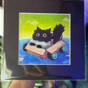 Raining Cats 12x20 Print, Internet Cats, Smudge, Lil Bub, Grumpy Cat ...