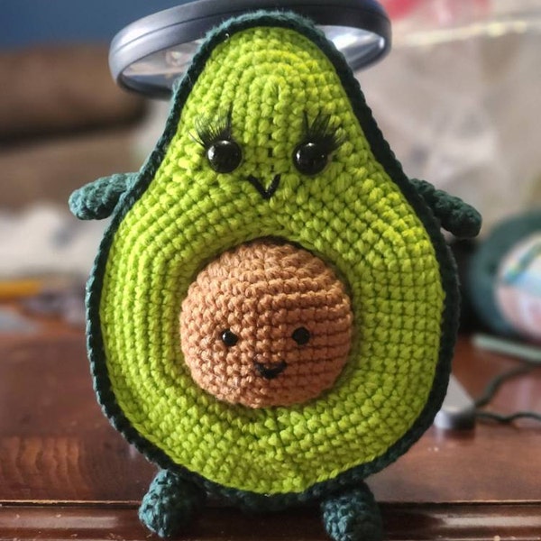 Avocado Family, Amigurumi Crochet Pattern, Digital Download - Etsy