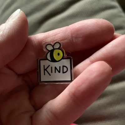 A Little Blob of Happiness Enamel Pin Cute Pink Blob - Etsy