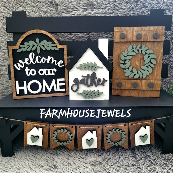 Welcome Sign Laser Cut File, Be Our Guest Interchangeable Sign SVG ...