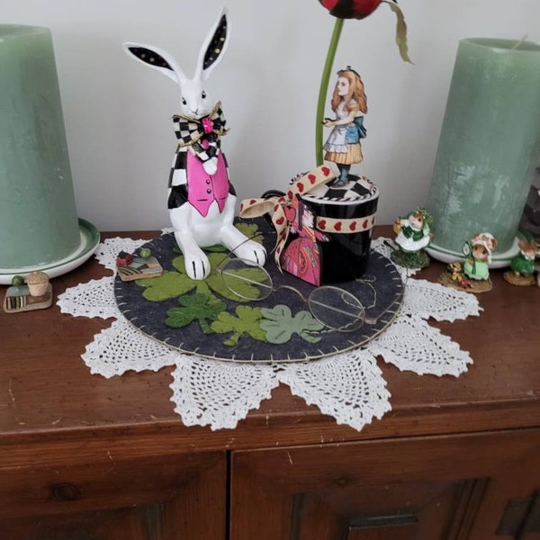 White Rabbit, Alice in Wonderland White Rabbit, Easter Rabbit, Hand ...