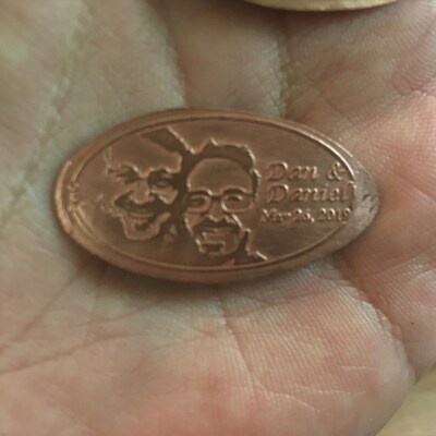 Custom Design-elongated Coin smashed Penny - Etsy