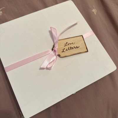 Letter Box/keepsake Box With Heart and Initials - Etsy