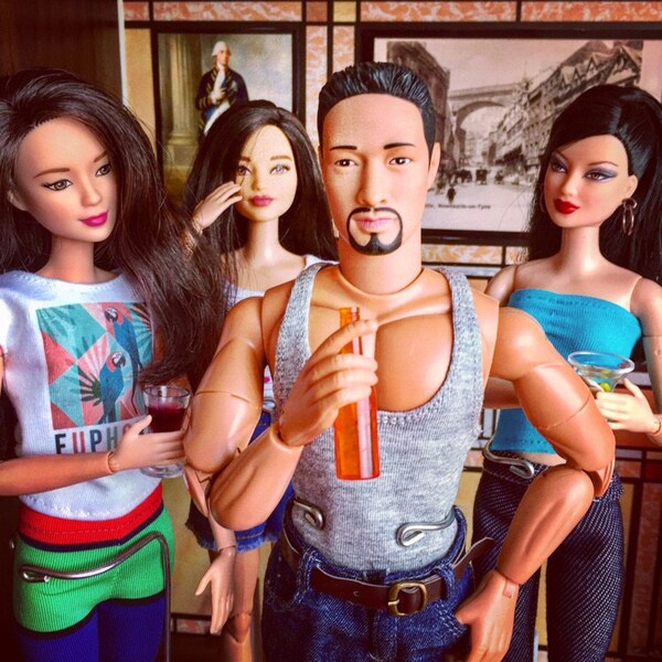 1/ 6th Scale Grey Tank Top Vest Fits 12 Inch Figures E.g. Hot Toys TTM ...