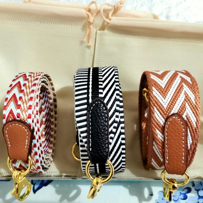 12.5cm Square Grid Replacement Strap Fashion Shoulder Straps for Bags ...
