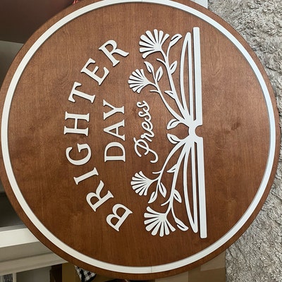 Custom Venue Sign, Storefront Sign, Wedding Venue Logo, Raised 3D Logo ...