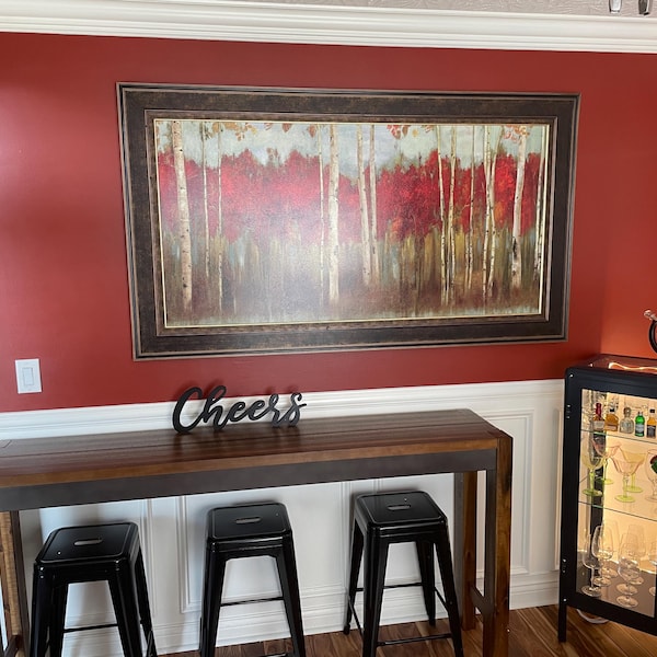 Custom Fox Address Sign Modern Fix House Numbers Sign Metal Fox Home ...