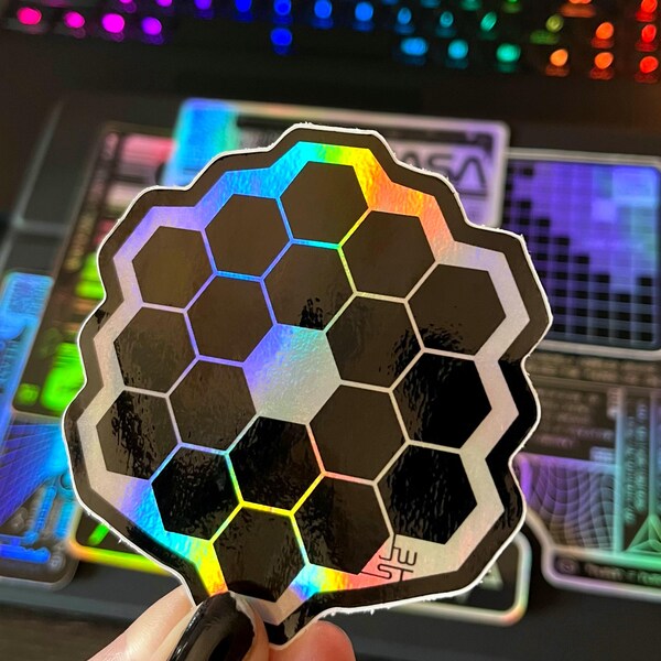 Yui Unit-092 Holographic Vinyl Decal - Cyberpunk / Vaporwave Laptop ...