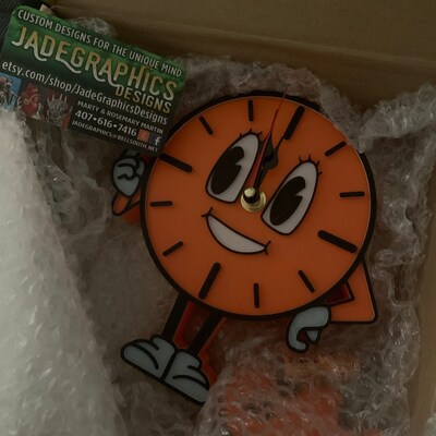 Miss Minutes Working Clock From Loki With FREE Magnet NEW Ghost Version ...