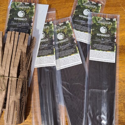 3 Packs of Incense Holder, Hawaii Made, Premium Sticks, Bamboo ...