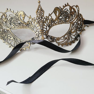 Black Phantom Masquerade Mask Masquerade Ball Black Mask for - Etsy