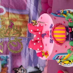 ANY AGE Topper, Queen Bee Cake Topper, Birthday Glitter Cake Topper ...