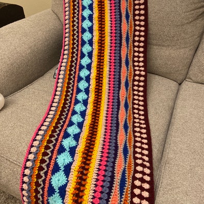 Scrapghan Crochet Blanket Pattern - Etsy