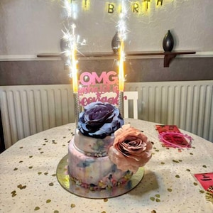 Personalised OMG Teenager Cake Topper Glitter Card 13th 13 Party ...