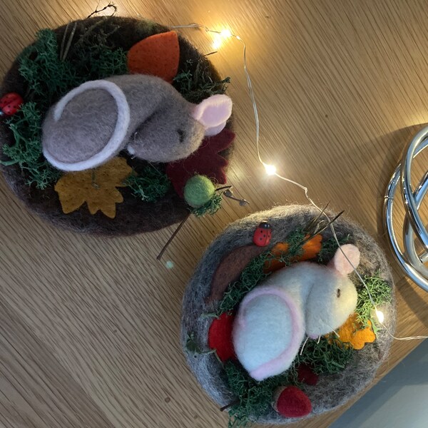 PDF FILES Sleeping Mouse- Needle Felting Pattern - Instant Download ...