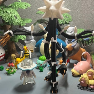 Custom Pokemon Figure 3D Printed Regular and Shiny Collectible Pokemon ...
