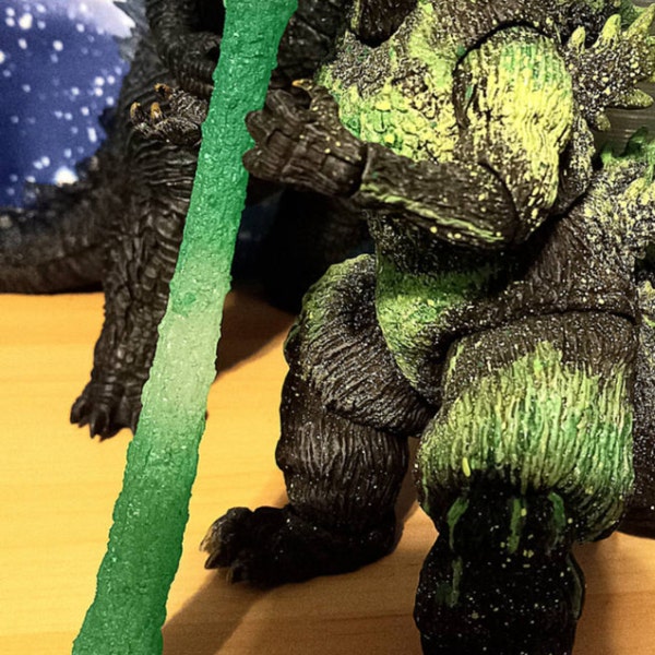 Papercraft Godzilla Atomic Breath Effect Part (blue) Super Easy to ...