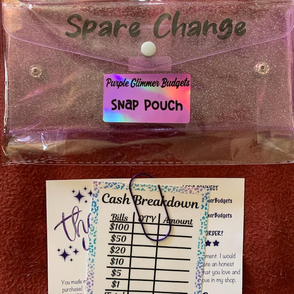 Disc Bound Clear Cash Envelopes Envelopes, Savings Envelopes, Cash ...