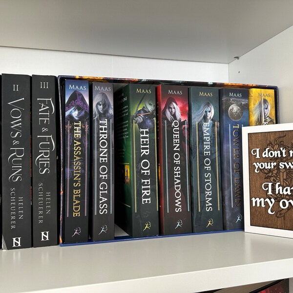 Chapter 55 Licensed ACOTAR Illustrated Bookshelf Sign Rhysand and Feyre ...