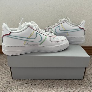 Two-tone Green Colorblock Custom Air Force 1's af1s - Etsy Canada