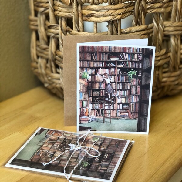 Bibliophile - Watercolor Illustration, Art Print, Giclee, Books ...