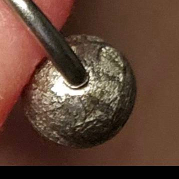 Meteorite Rare Untreated 8mm Muonionalusta Round Bead - Etsy