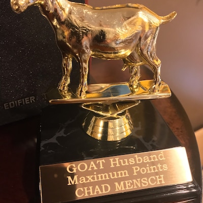 Goat Award Trophy. Greatest of All Time, G.O.A.T. Free Engraving. - Etsy