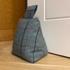 DOOR STOPS 100% Wool Tweed Fabulous Quality Vibrant Rainbow Stripes ...