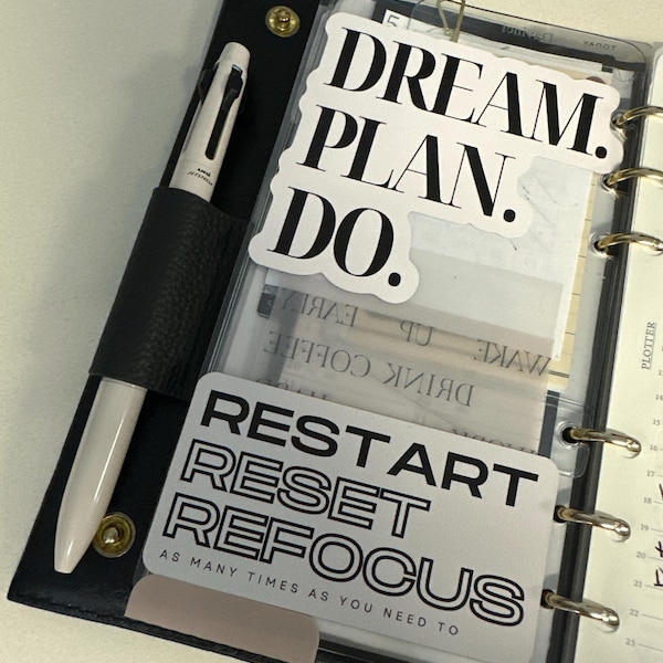 Dream. Plan. Do. Sticker - Etsy