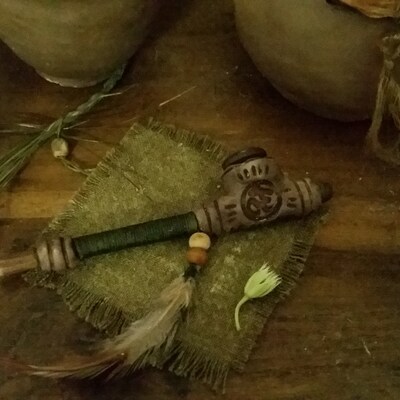 Shiva Big Tepi Pipe With Spiral Symbol - Etsy