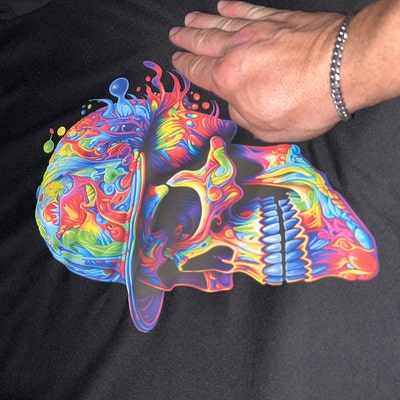 Hip Hop Skull Colorful Png for T-shirts and Sublimate Designs, Graffiti ...