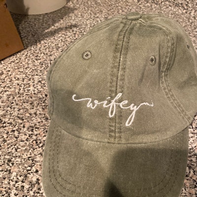 Wifey Handwriting Script Baseball Cap Engagement Gifts - Etsy