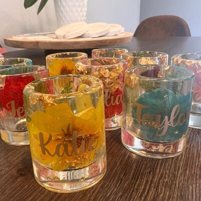 Custom Colorful Shot Glass, Shot Glass Personalized, Shot Glass Set, 21 ...