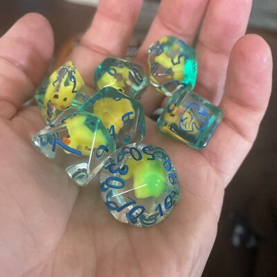 SEA STAR Dnd Dice Set for Dungeons and Dragons Ttrpg, Polyhedral Dice ...