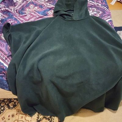 Long Poncho/robes/cloak in Polar Fleece, Ritual Robes, Meditation Robes ...